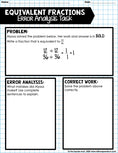 5th Grade Math Error Analysis Bundle – To The Square Inch