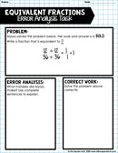 5th Grade Math Error Analysis Bundle – To The Square Inch