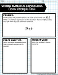 5th Grade Math Error Analysis Bundle – To The Square Inch