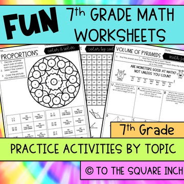 Quality Math Classroom Resources for Middle School | ToTheSquareInch ...