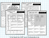 7th Grade Math FUN Worksheets – To The Square Inch