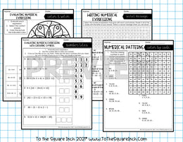 5th Grade Math FUN Worksheets – To The Square Inch