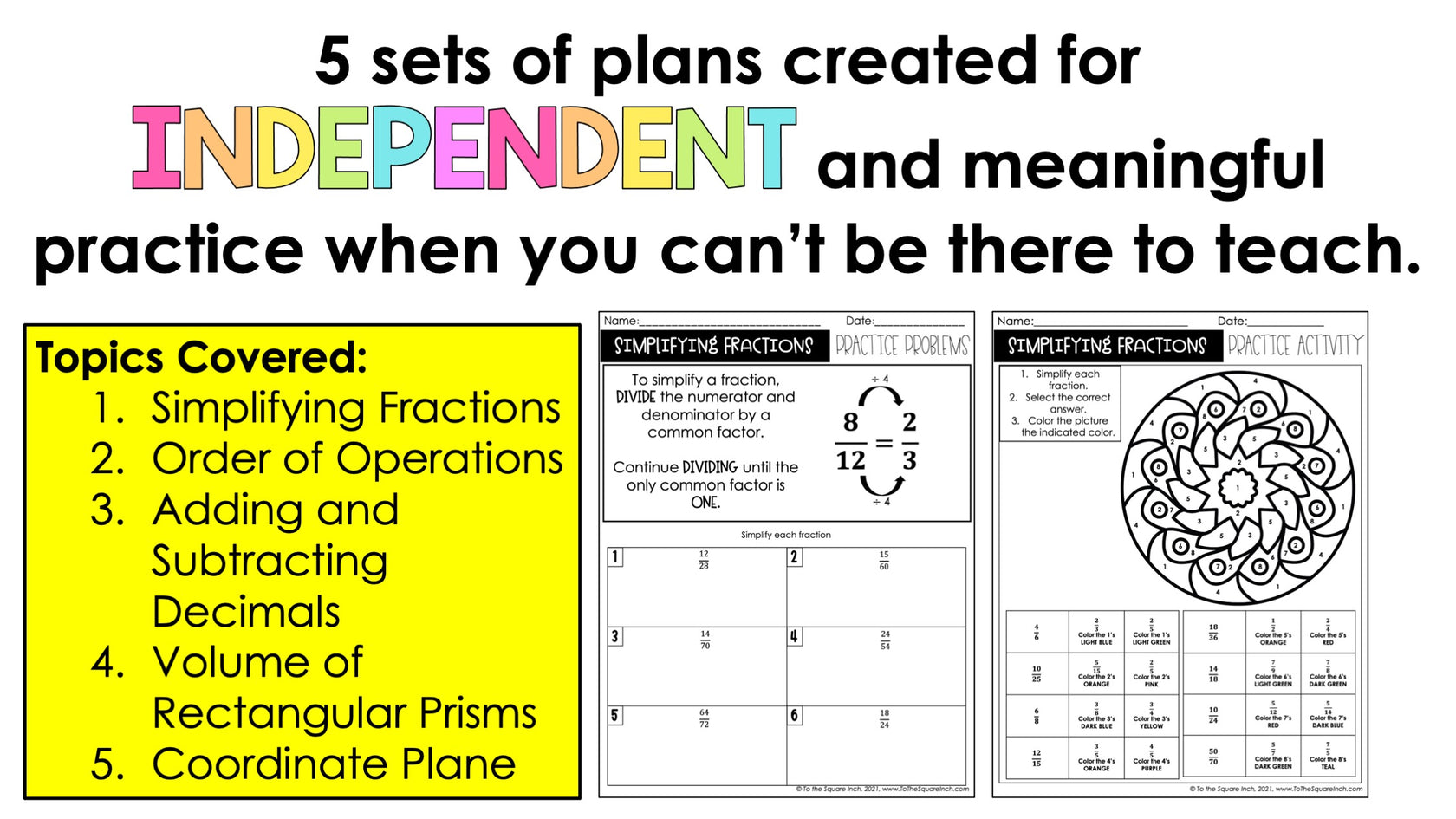 Ready-to-Use Emergency Substitute Lesson Plans for Math Teachers – To ...
