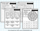 7th Grade Math FUN Worksheets – To The Square Inch
