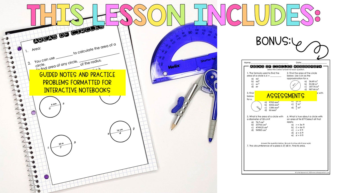 Ratios and Proportions - 7th Grade Math Guided Notes – To The Square Inch