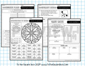 6th Grade Math FUN Worksheets – To The Square Inch