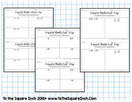 Square Root Notes – To The Square Inch
