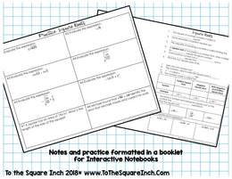 Square Root Notes – To The Square Inch