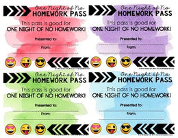 Homework Pass – To The Square Inch