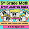 5th Grade Math Error Analysis Bundle – To The Square Inch